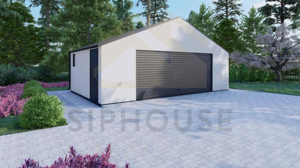 Dobbelt Garage med Værksted | 5 års Garanti - SipHouse.dk