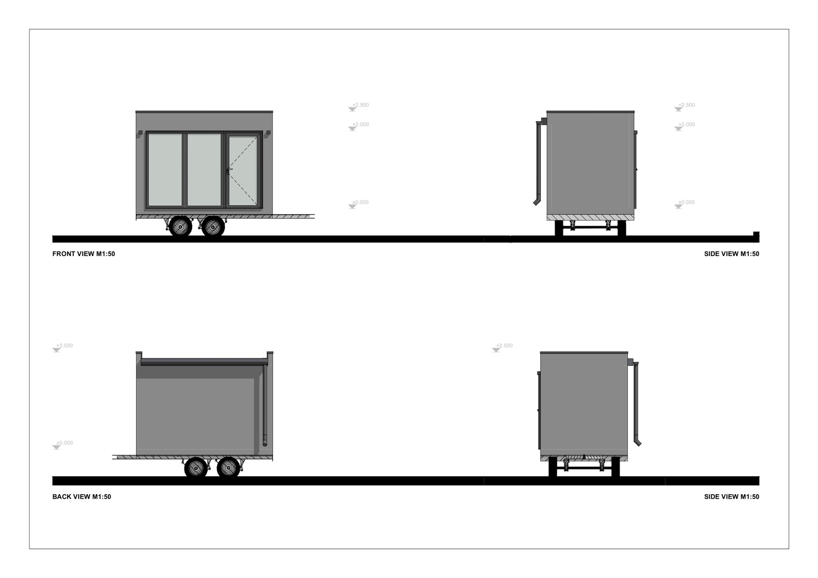 Isoleret Tiny House På Hjul Barleta, 6 m² - SipHouse