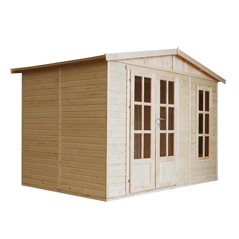 Havehus i træ SH575 - 303 x 199 cm – 6 m2 - SipHouse