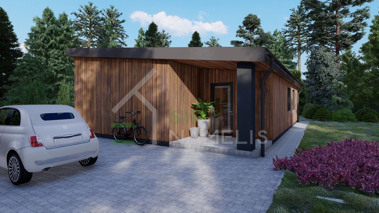 Træhus Ariel (SIP Isoleret) 85m² - SipHouse