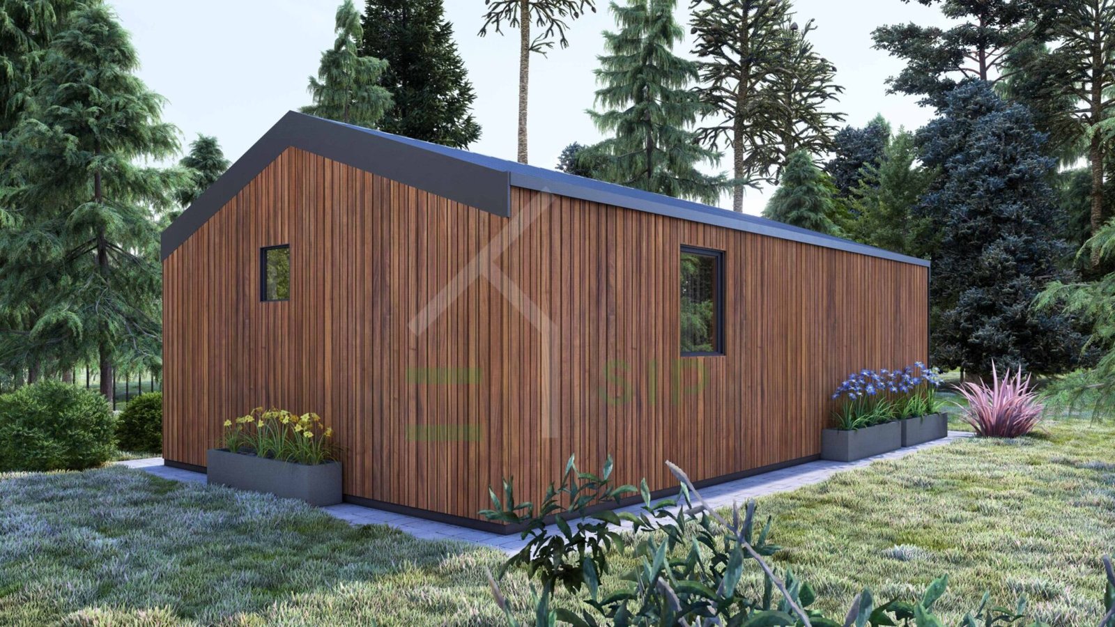 Modulhus Rein (Isoleret) 60m² - SipHouse